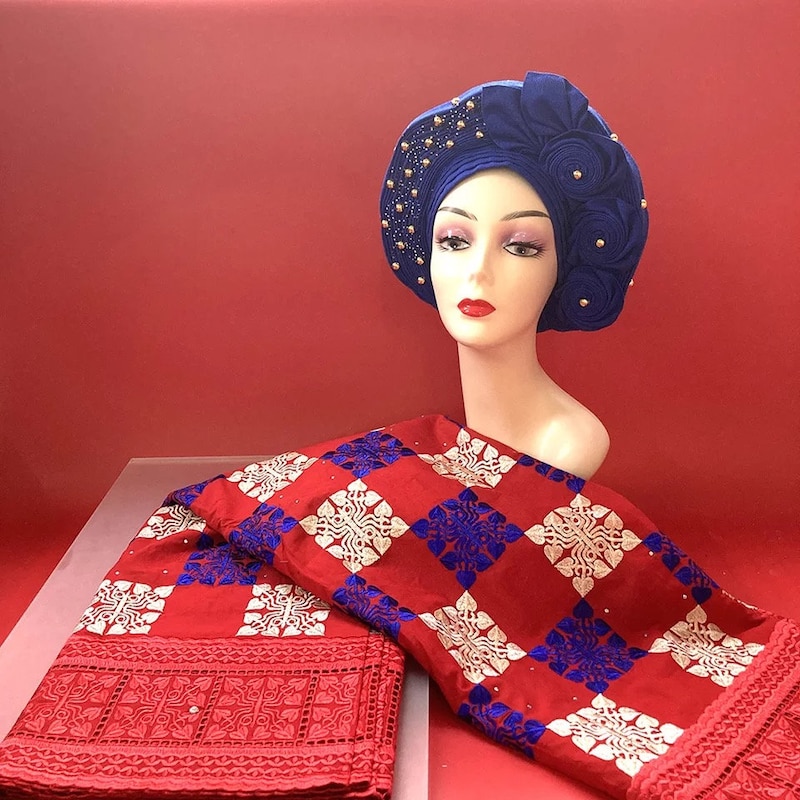 Aso Oke Fabric - Etsy UK