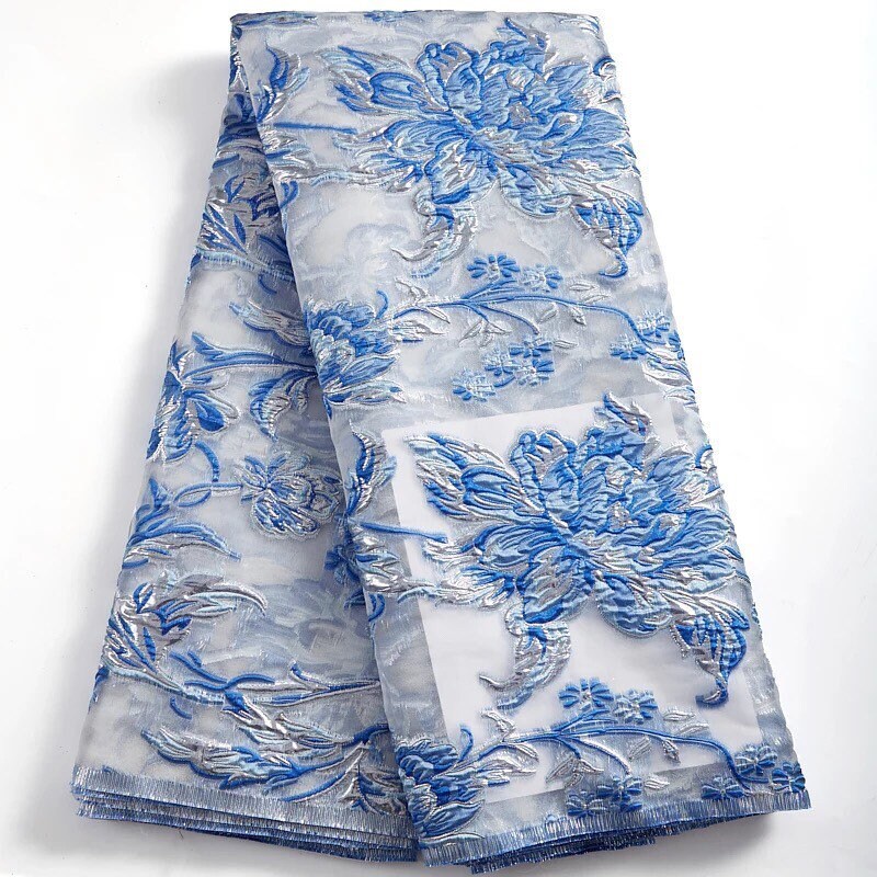 Red African Lace 2021 High Quality New Embroidery Bronzing Decal Lace ...