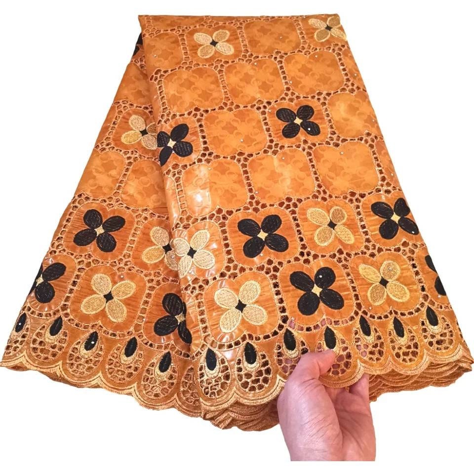 Fashion African Bazin Riche Fabric Embroidery Bazin Brode Latest 5yard ...
