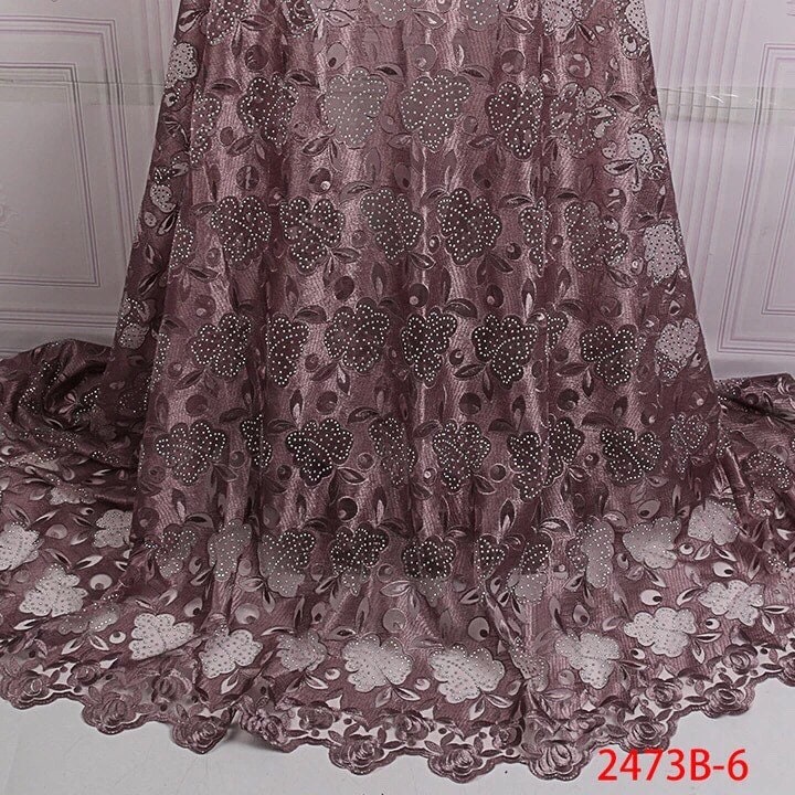 High Quality African French Net Lace Fabric Wit Stones French - Etsy UK