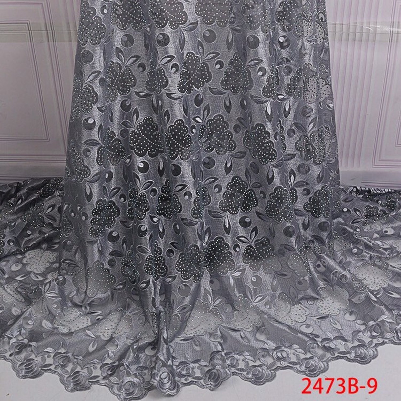High Quality African French Net Lace Fabric Wit Stones French - Etsy UK