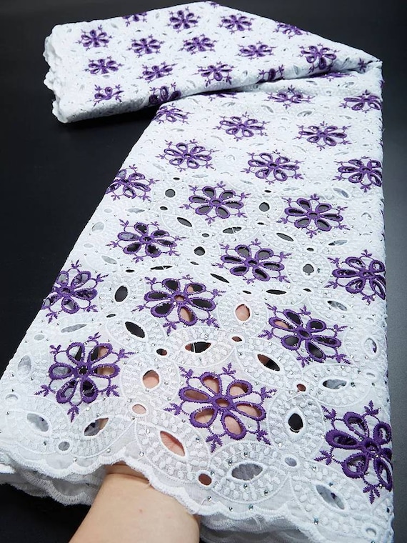 100% Cotton African Dry Lace Fabric Nigerian Lace Fabric High - Etsy