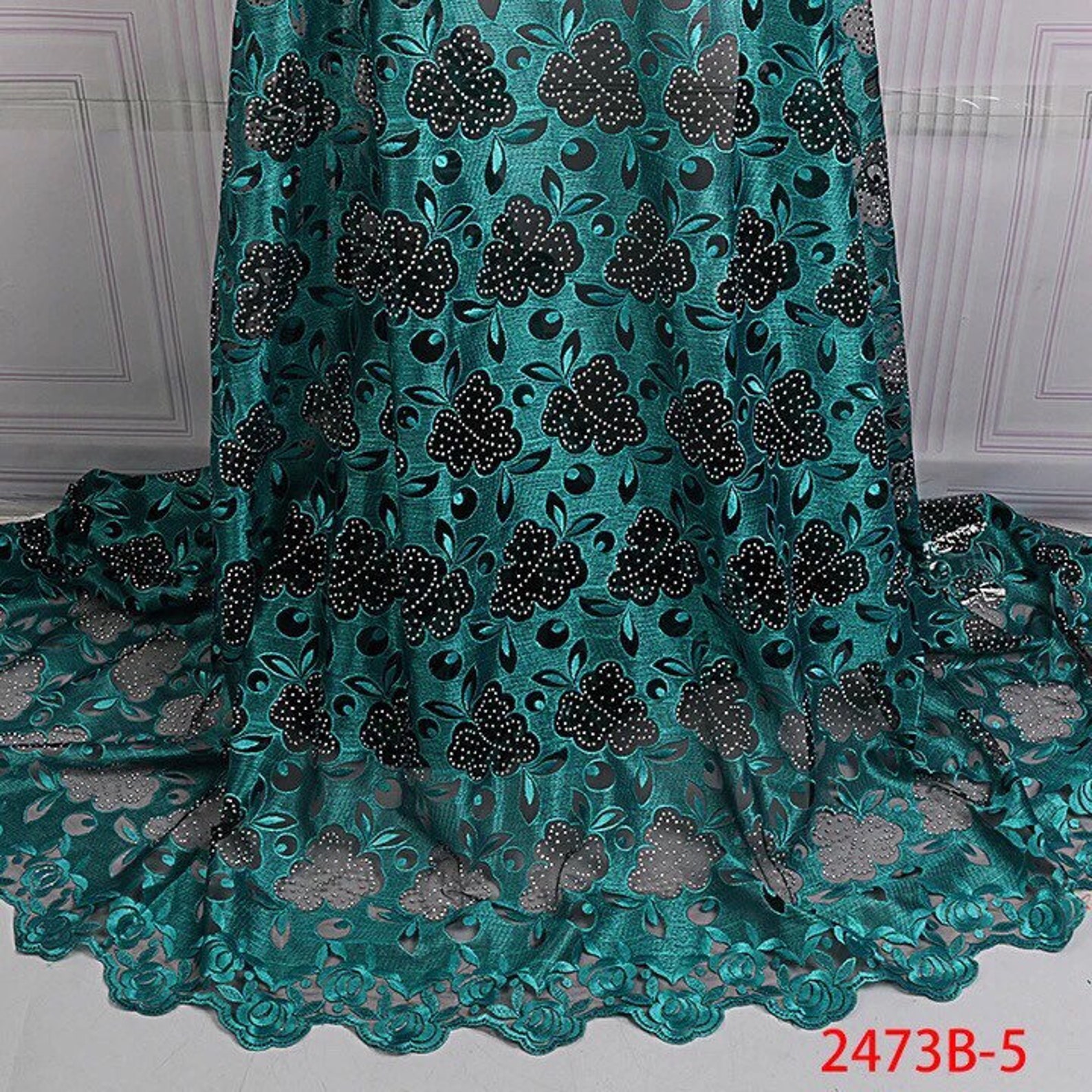 High Quality African French Net Lace Fabric Wit Stones French - Etsy UK
