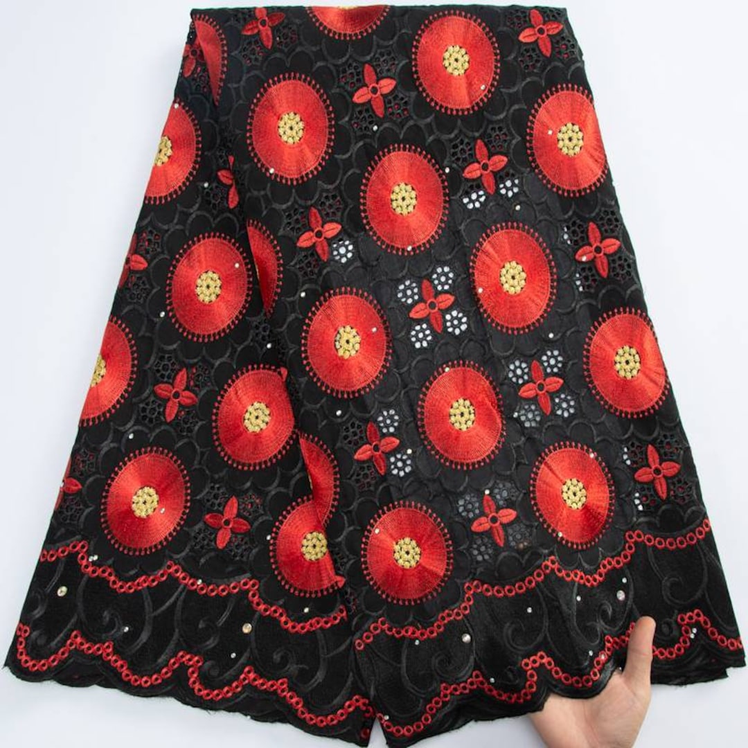 Nigerian Dry Laces High Quality Swiss Voile Lace With Stones for Sewing ...