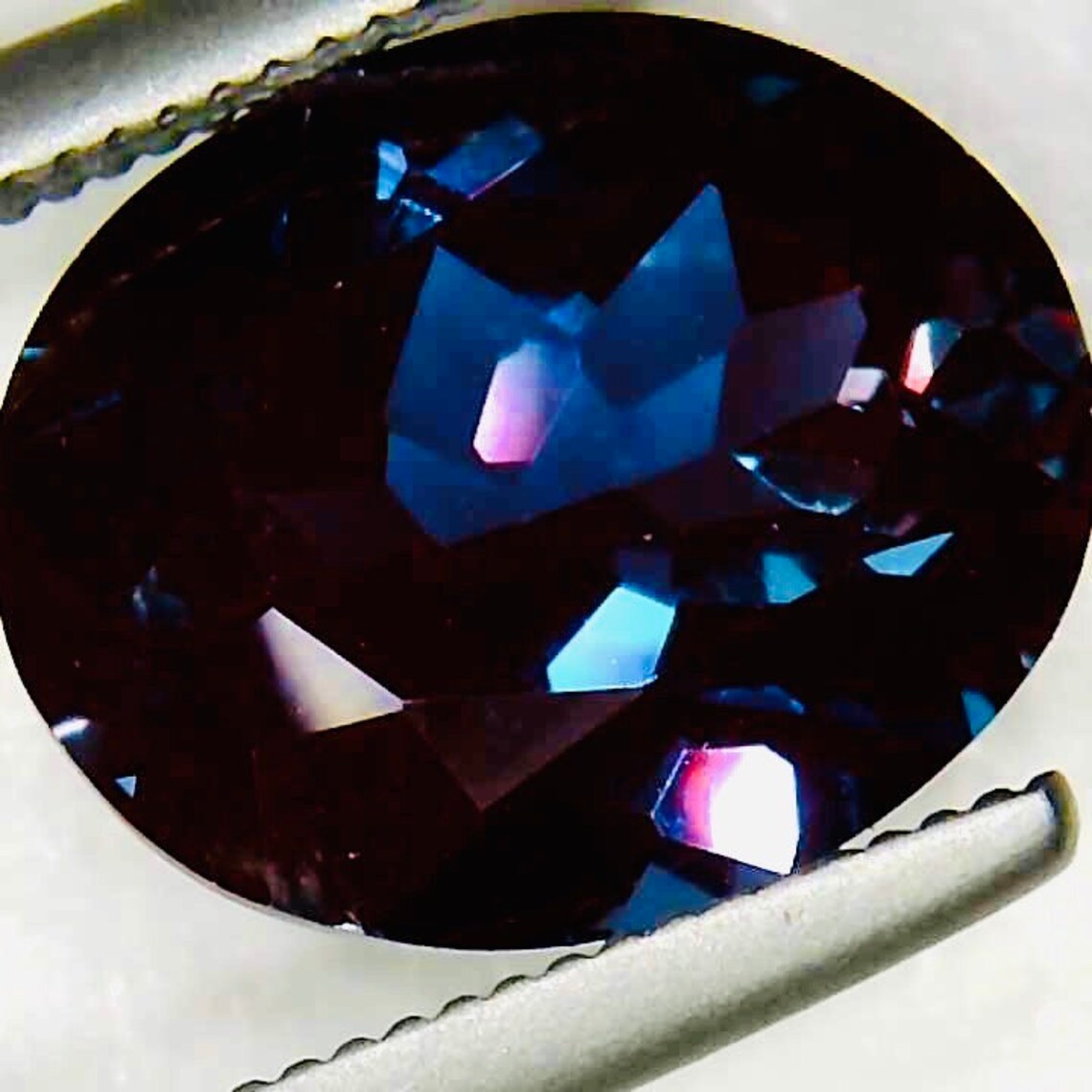 Luxurious Russian Lab Alexandrite 4.2 Ct. 12 X 10 Mm, - Etsy