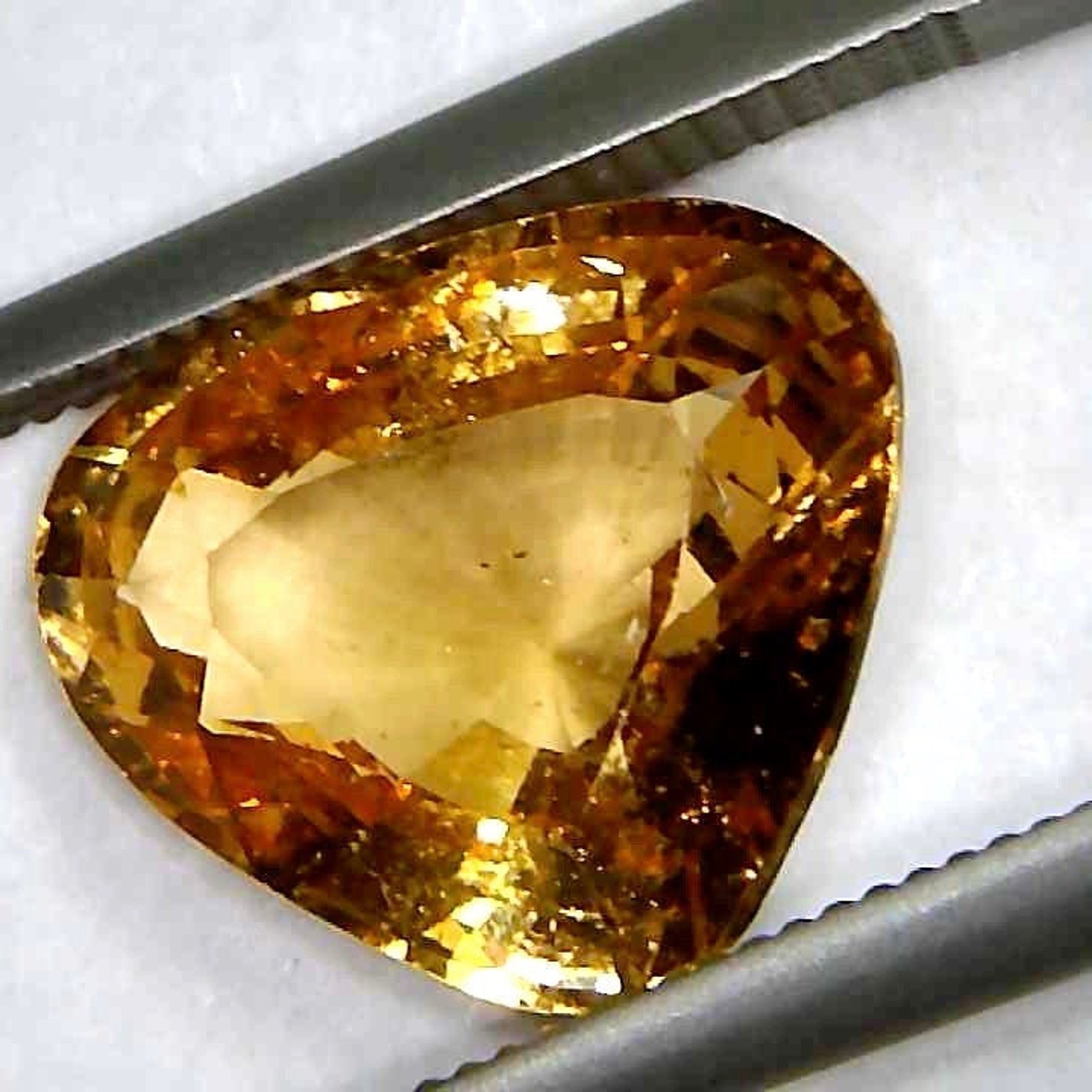 Garnet Fat Pear Shape Loose gemstone Imperial Hessonite 6 | Etsy