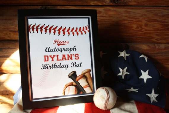 Baseball Autograph Sign Personalized Sign My Ball Baseball | Etsy