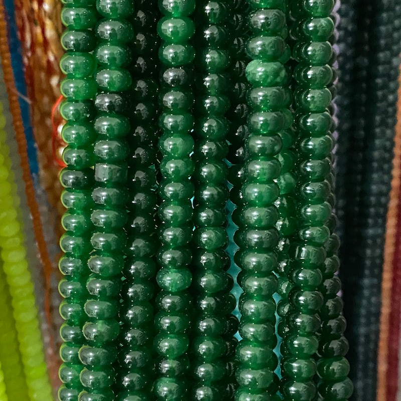 Emerald Green Bead Jade - Etsy