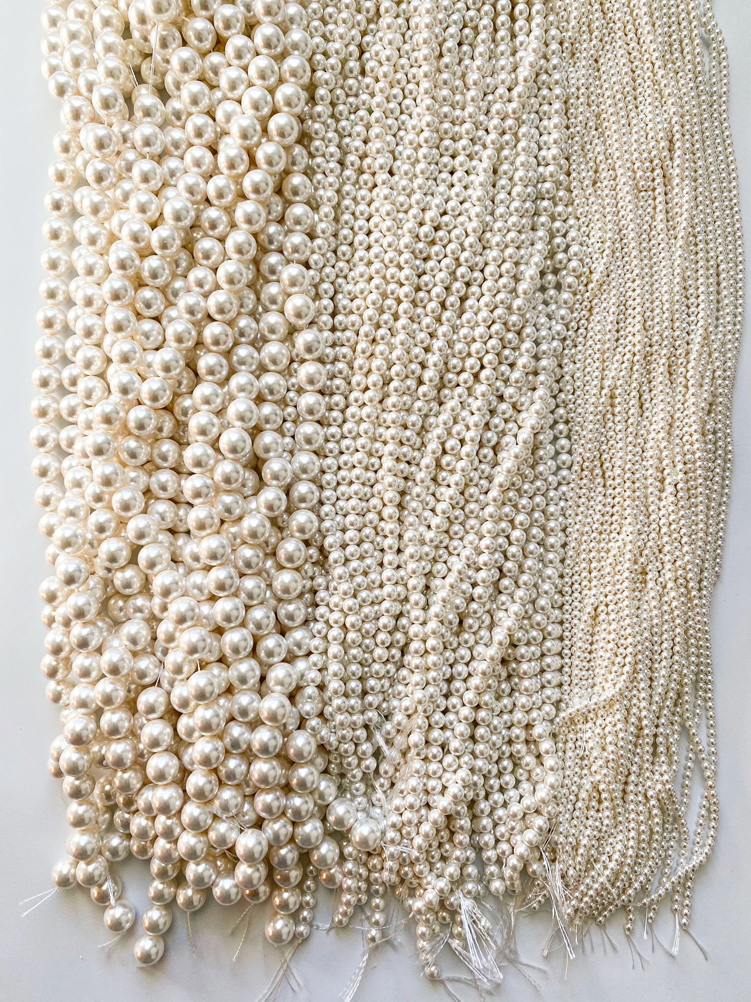 NEW SIZES~ Round Shell Pearl, Shell Pearl, 3mm, 4mm, 6mm, 8mm, 12mm ...