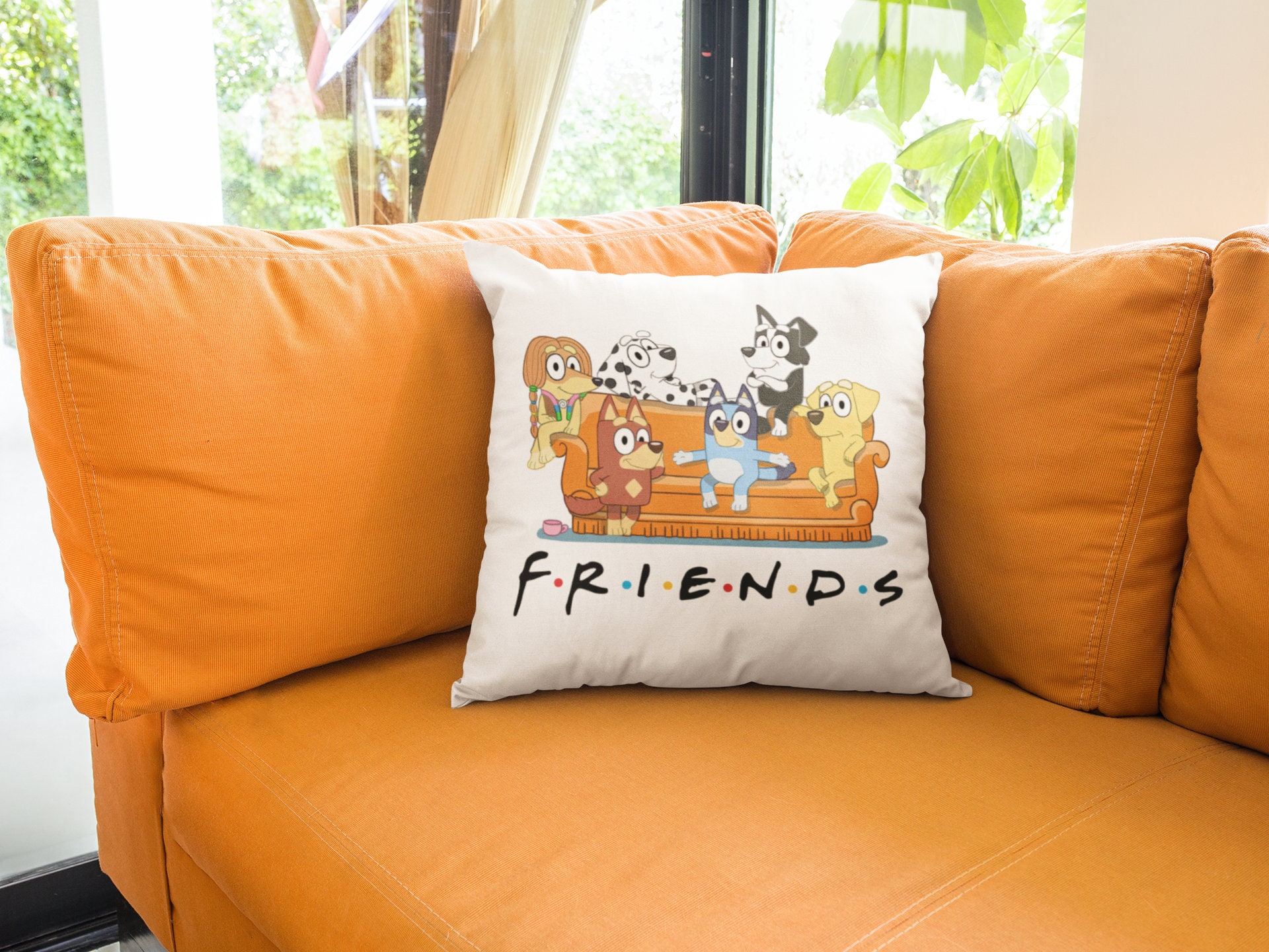 Bluey Pillow for Couch Pillow for Bluey Fans Decorative Kids Pillow for ...