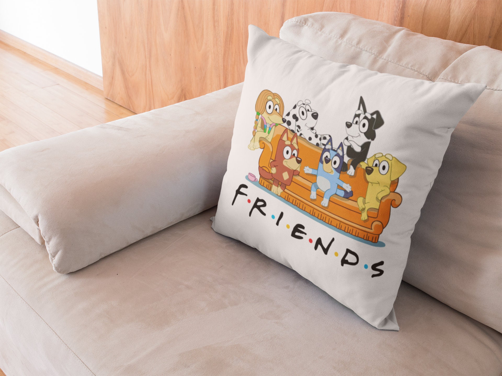Bluey Pillow for Couch Pillow for Bluey Fans Decorative Kids Pillow for ...