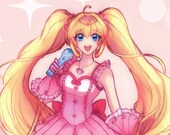 Mermaid Melody Princess Lucia Print - Etsy