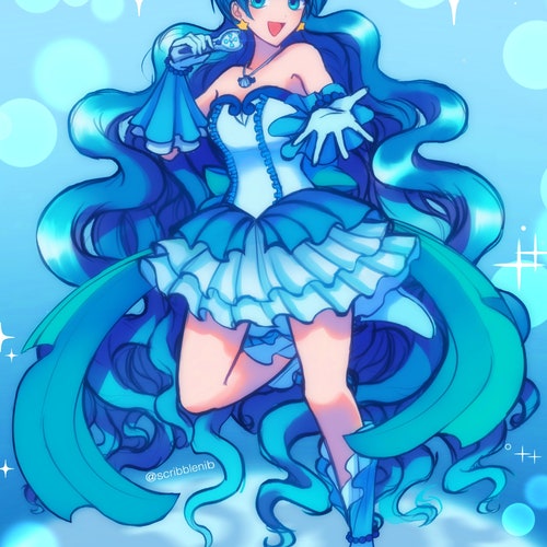 Mermaid Melody Princess Lucia Print - Etsy