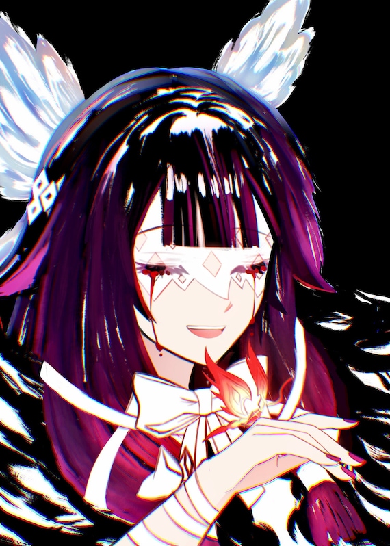 Genshin Impact Columbina Print - Etsy