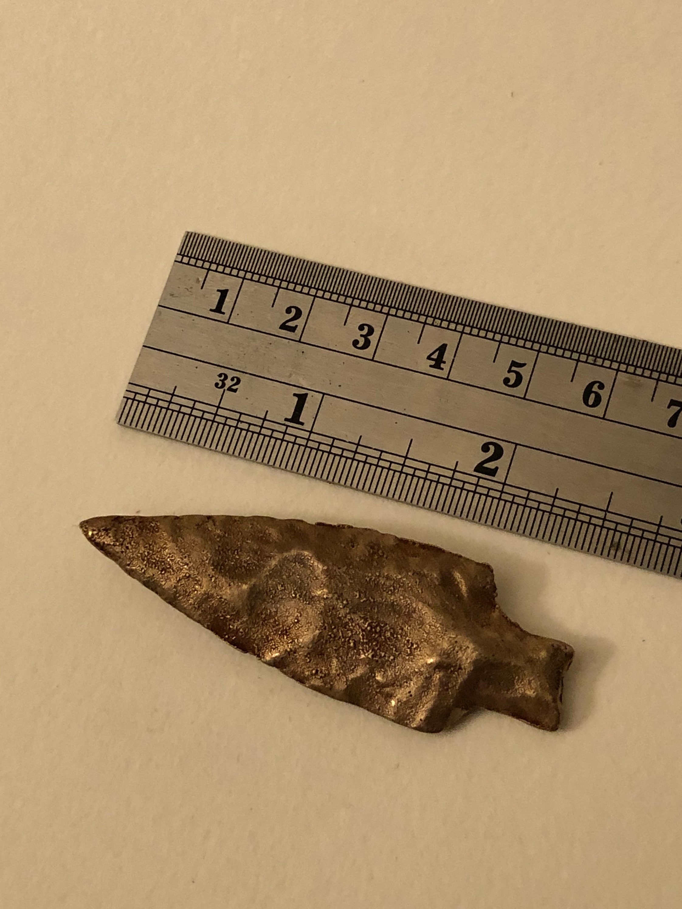 Medium Bronze Arrowhead Raw Polished Sand Cast for Jewelry - Etsy New ...