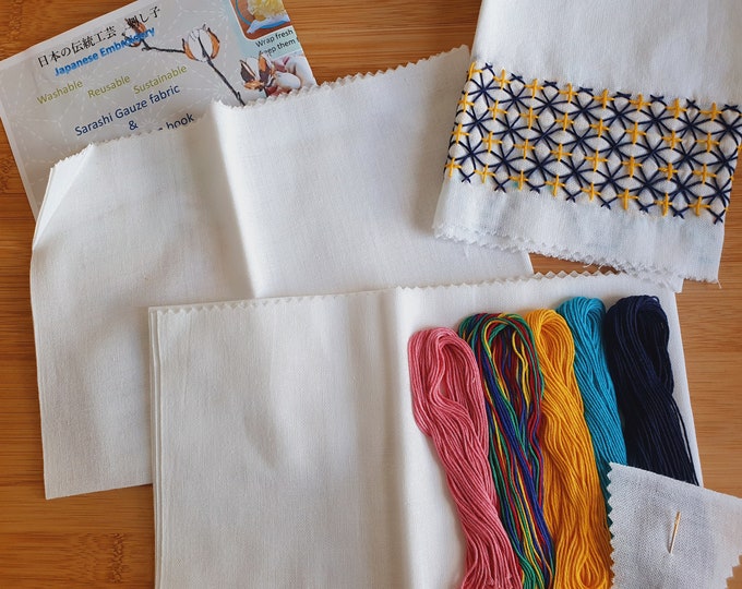 DIY Eco & Fun Making Sashiko Reusable Sustainable Kitchen Japanese ...