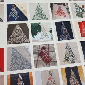 DIY KIT Kogin Tree Kit LARGE Japanese Embroidery Tapestry Wall Art ...