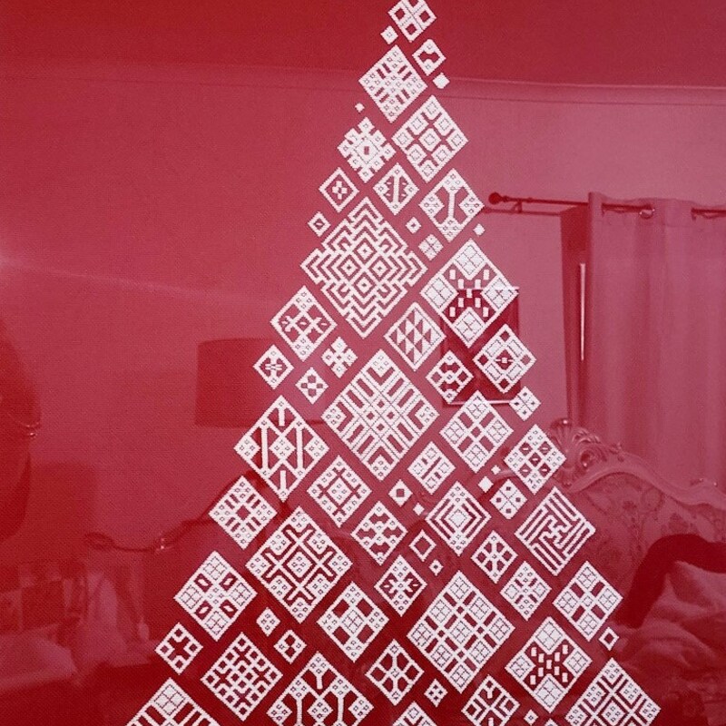 Sashiko Tree - Etsy