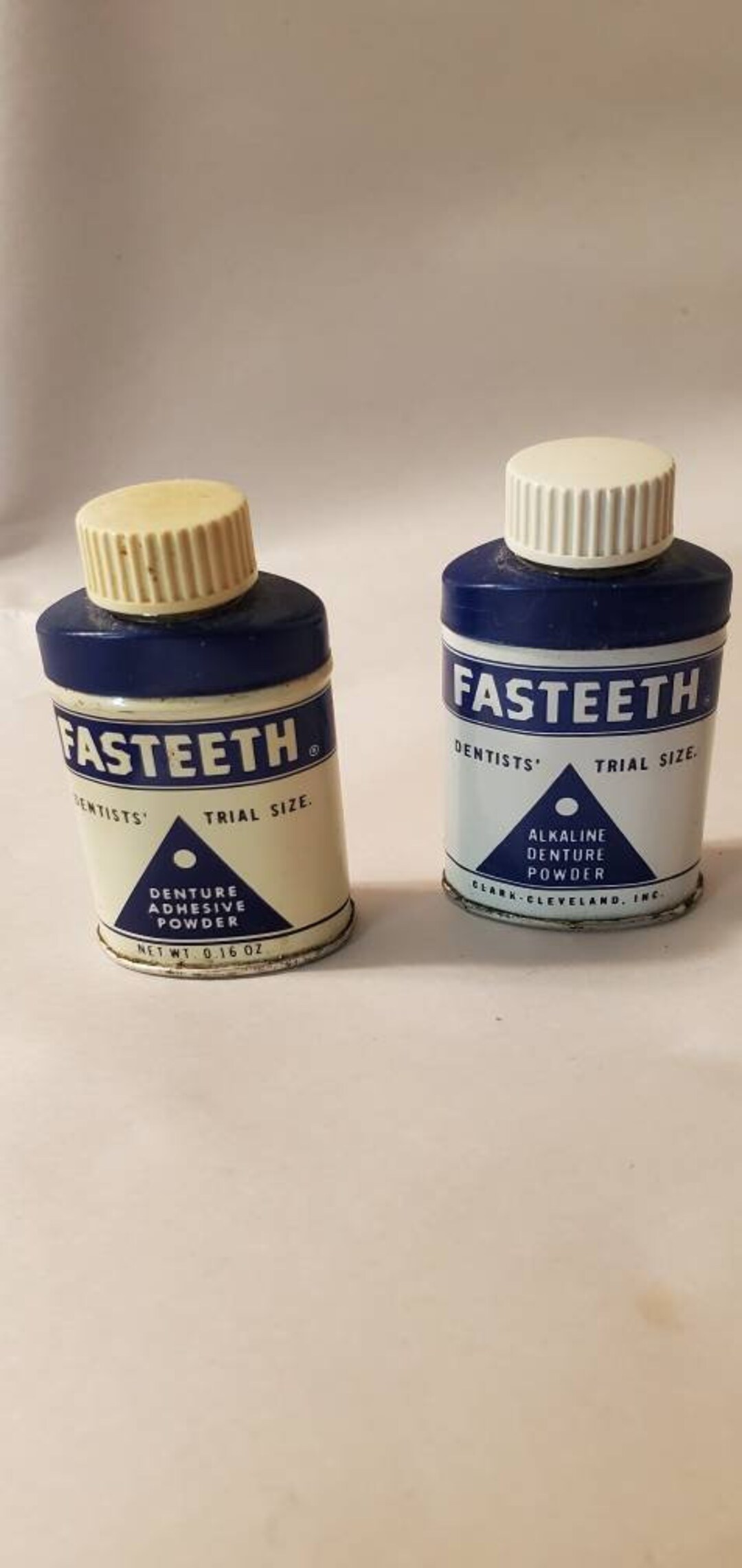 Vintage Trial Size Fasteeth Powder - Etsy