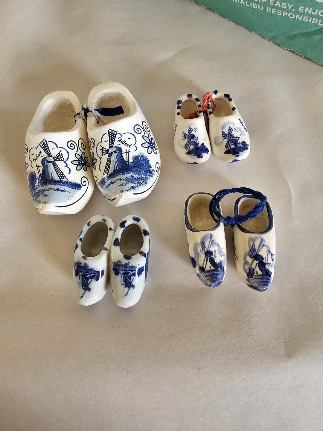 Holland Blue Ceramic and Resin Clogs - Etsy