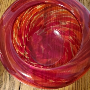 Viterra Glass Rose Bowl - Etsy