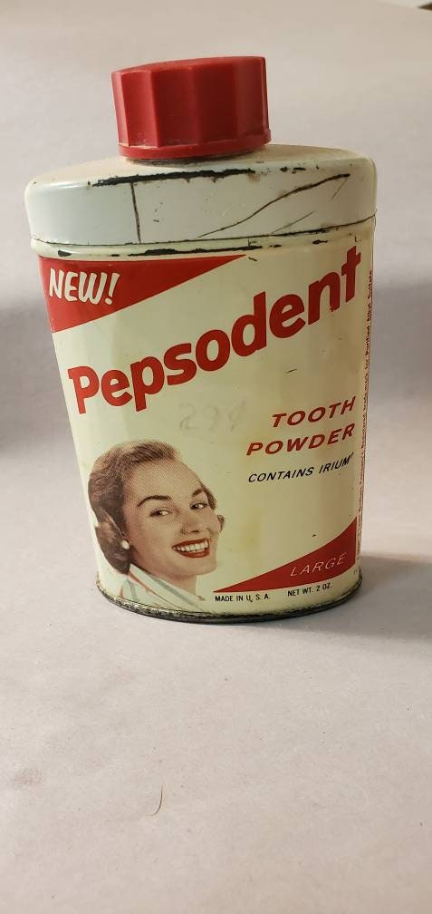 Pepsodent Tooth Powder Can
