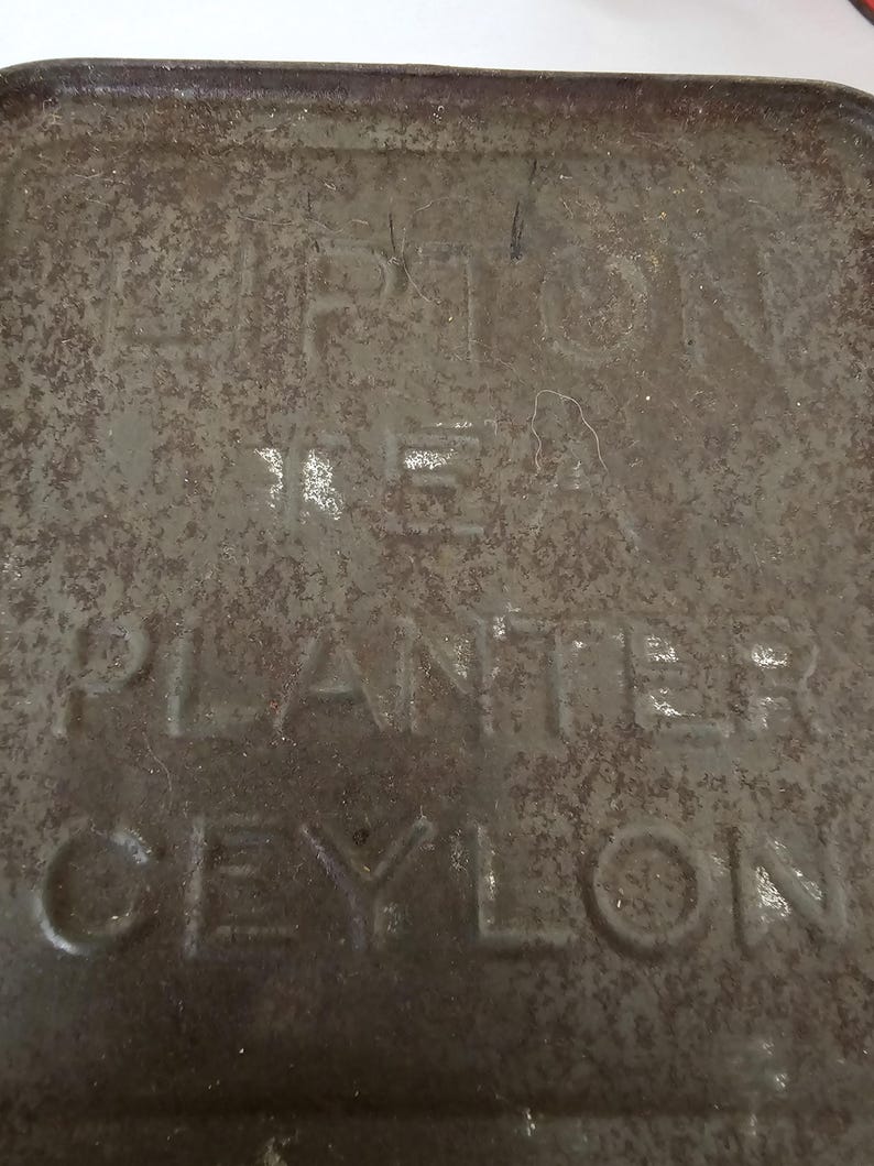 Lipton Tea Tin-no Label - Etsy