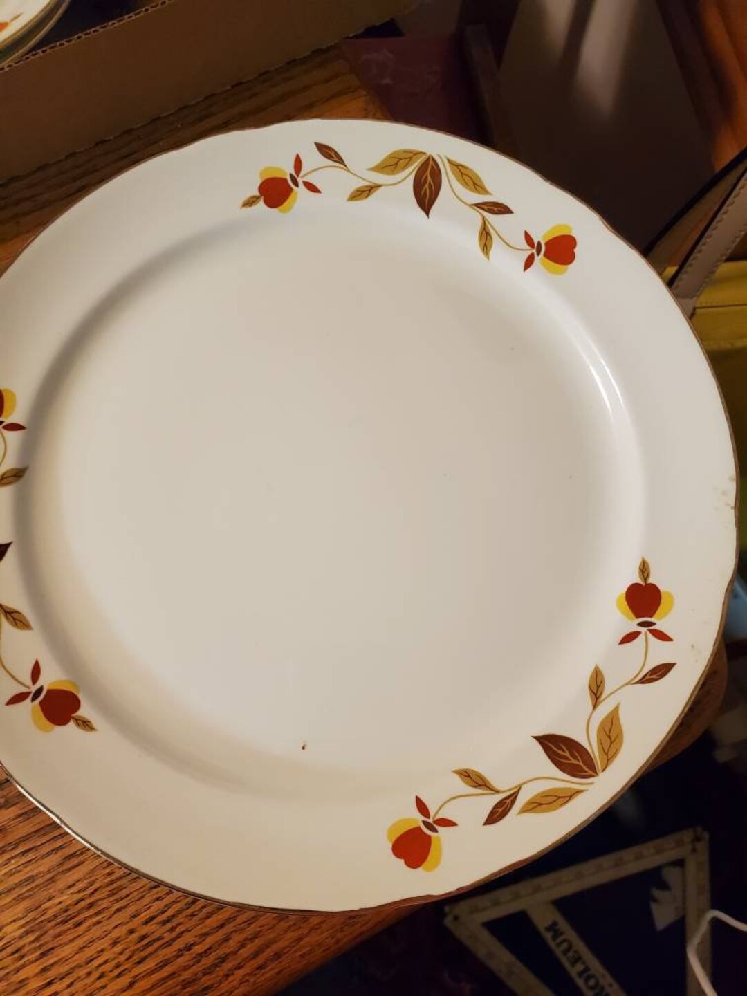 Vintage Hall Jewel Tea Autumn Leaf 7 and 1/ Salad Plate - Etsy