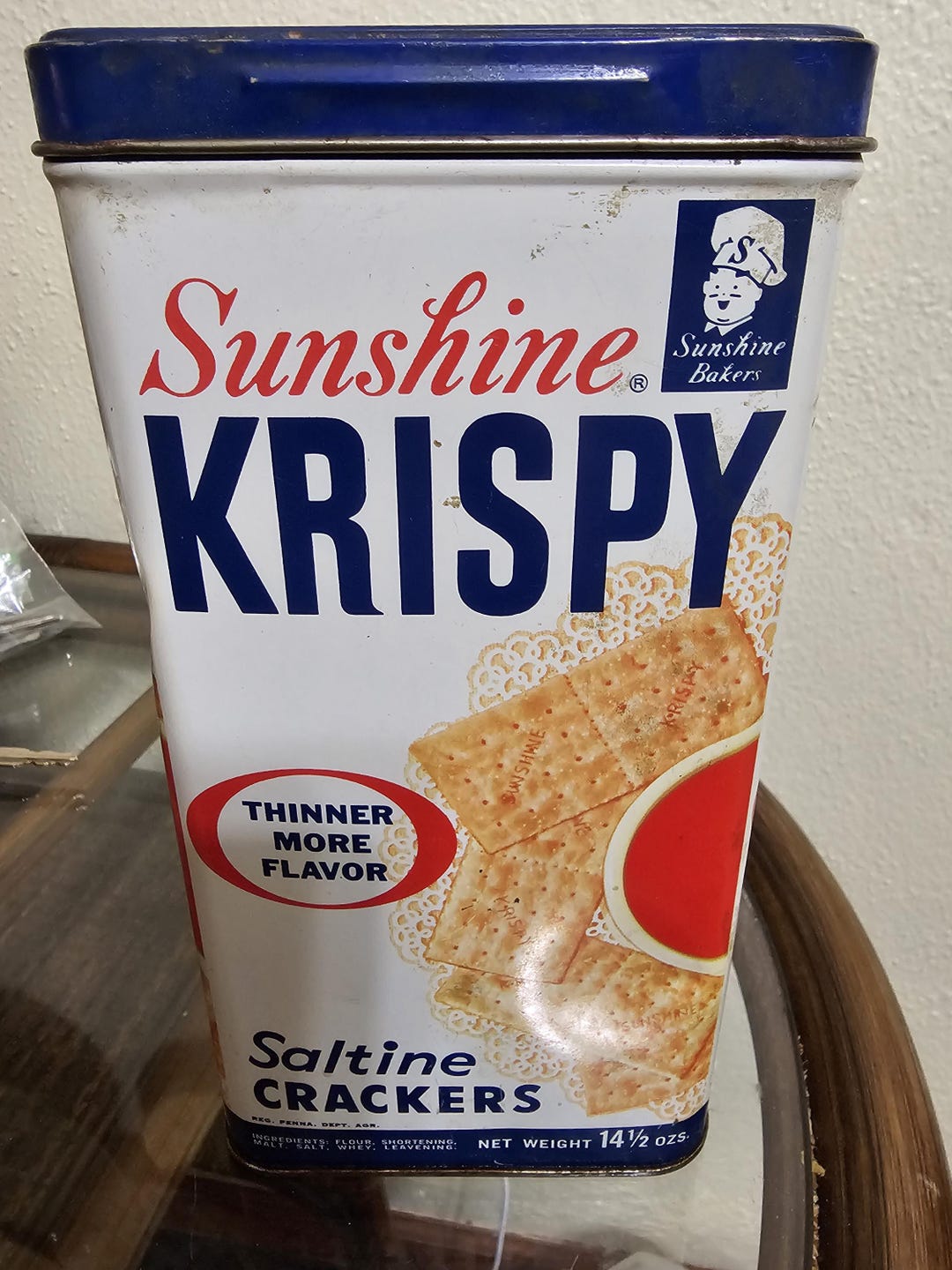 Sunshine Krispy Cracker Tin - Etsy