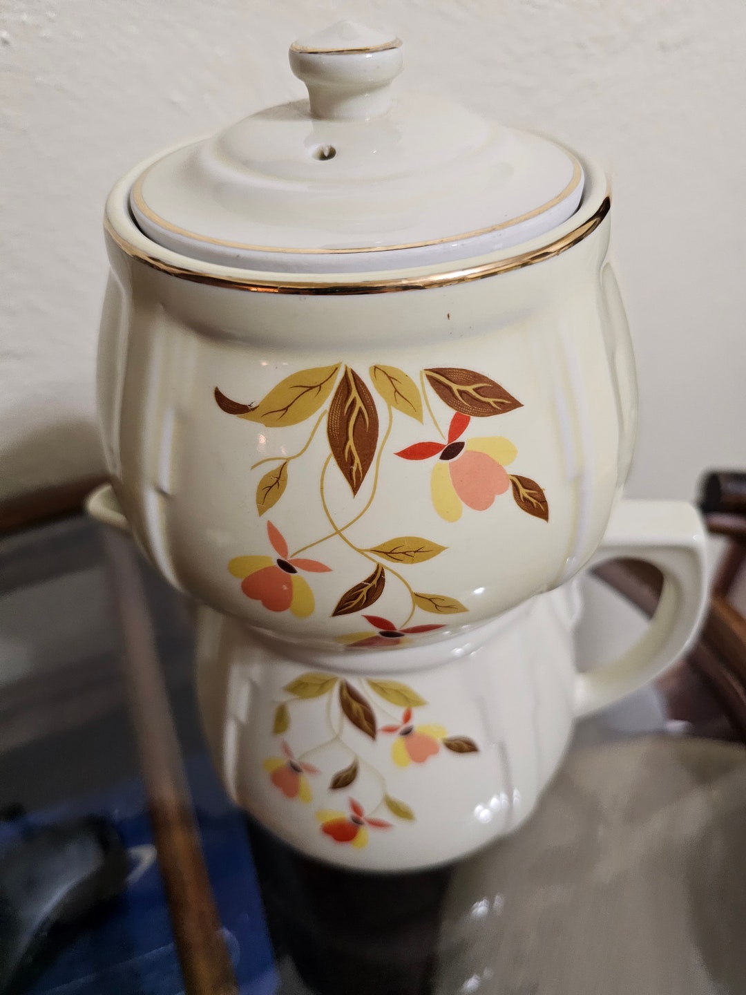 Vintage Hall Jewel Tea Dripolator Coffee Pot - Etsy