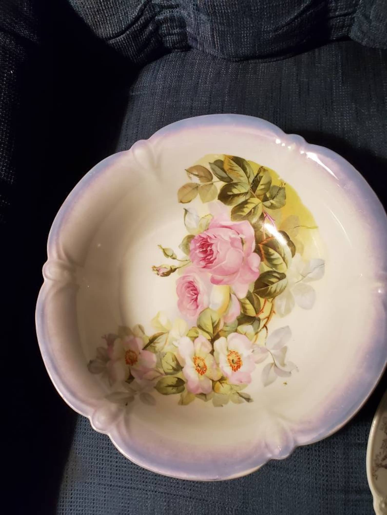 Vintage Rose Bowl - Etsy