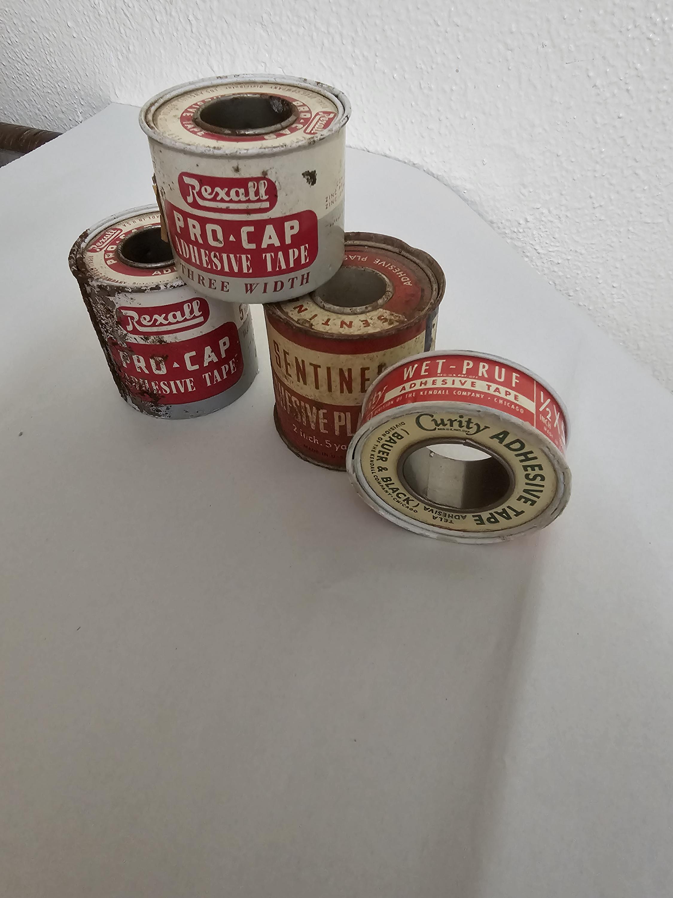Vintage Bandage Tape Containers - Etsy