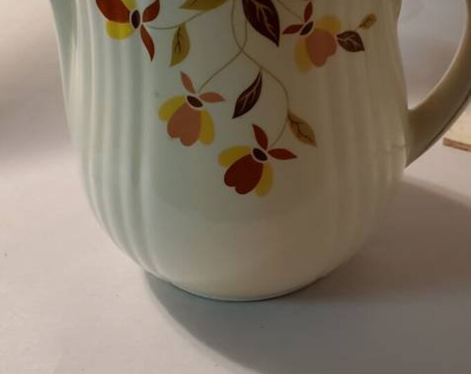 Vintage Hall Jewel Tea Autumn Leaf Milk Pitcher - Etsy