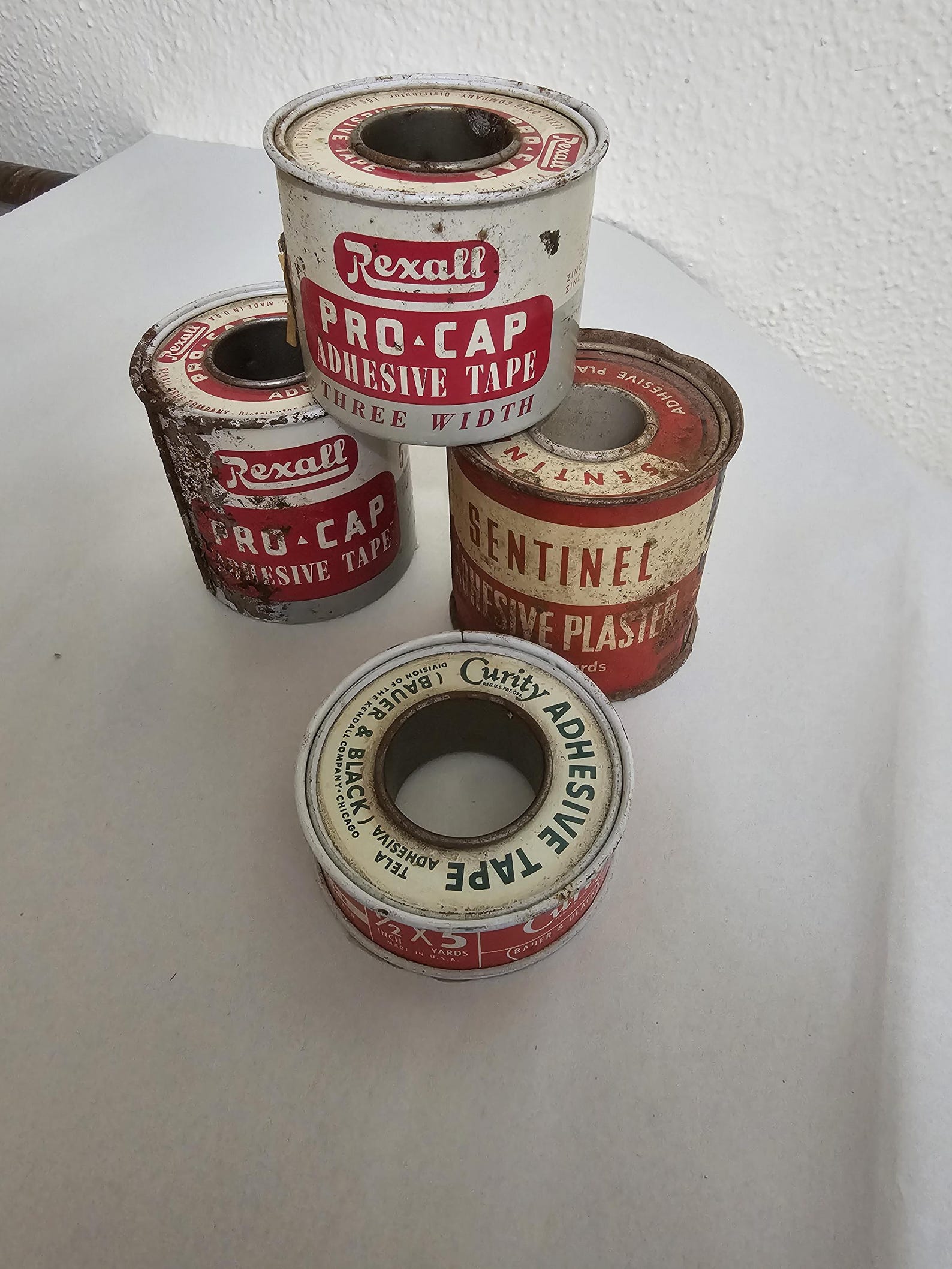Vintage Bandage Tape Containers - Etsy