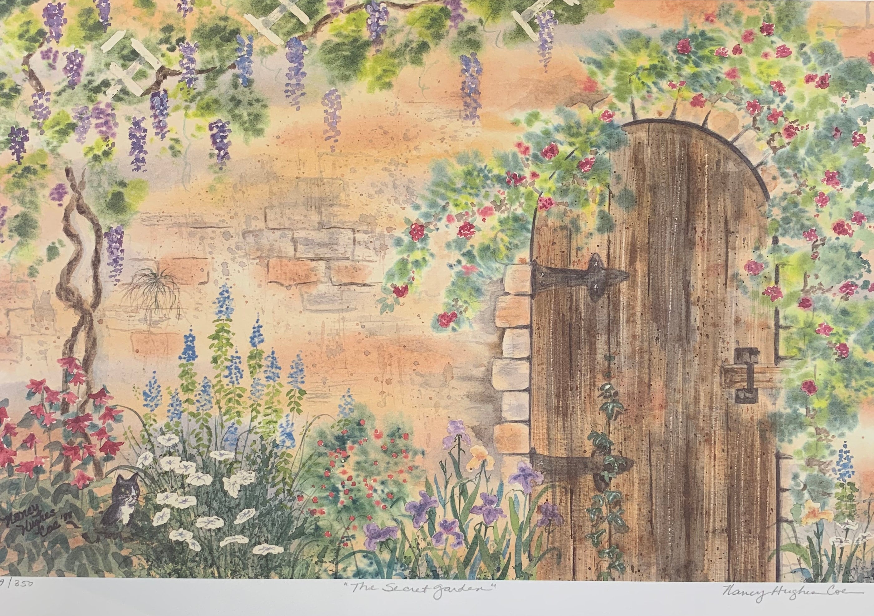 The Secret Garden -- Limited Edition Print Signed by Artist Free ...