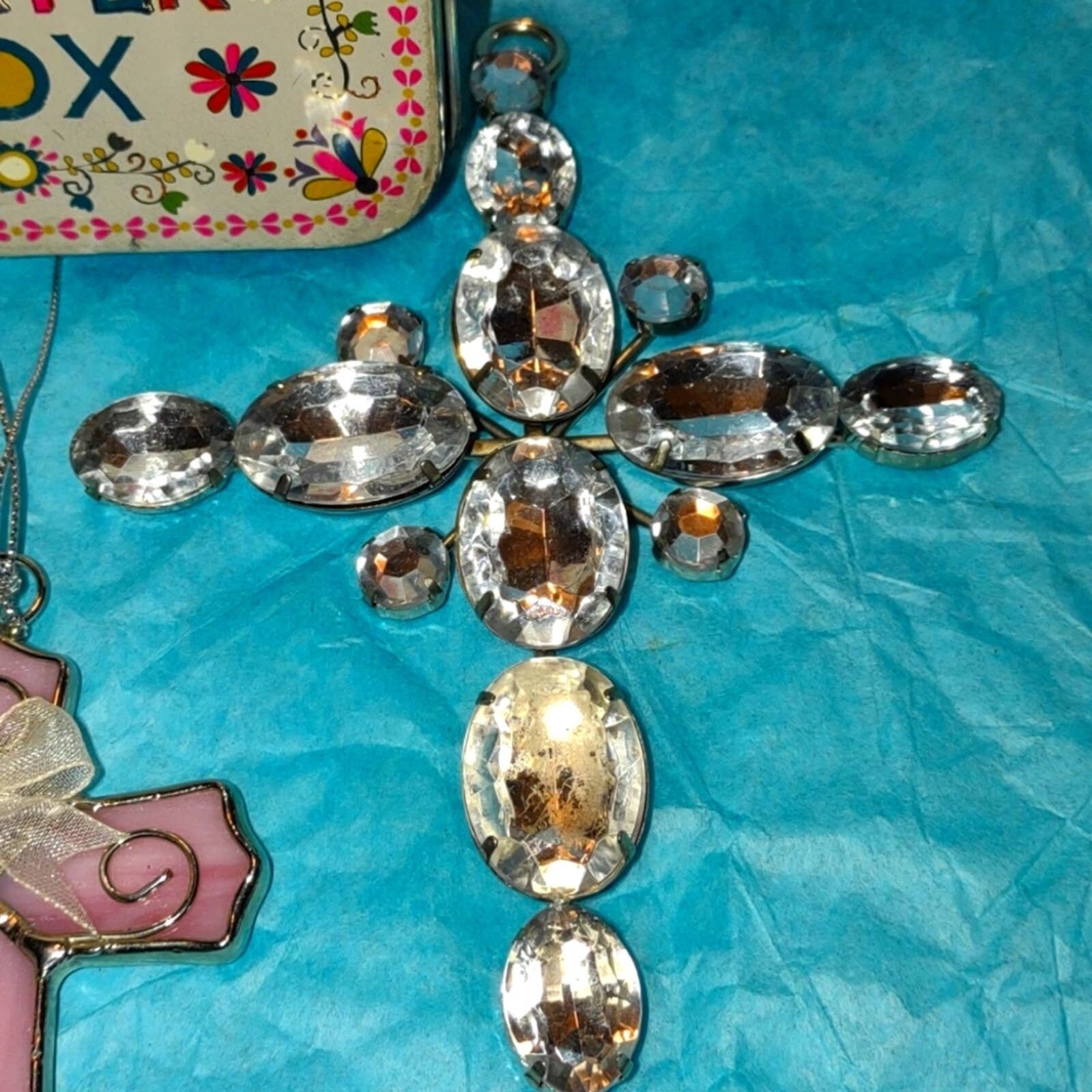 Exquisite Cross Lot and Prayer Box - Etsy