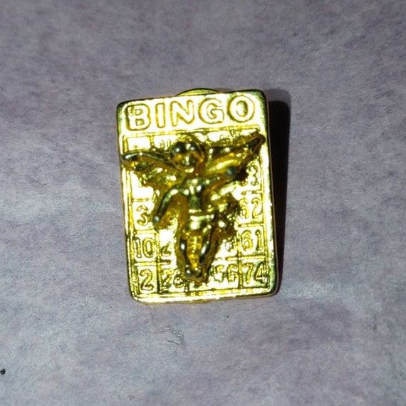 Gorgeous Vintage Bingo Angel Pin - Etsy