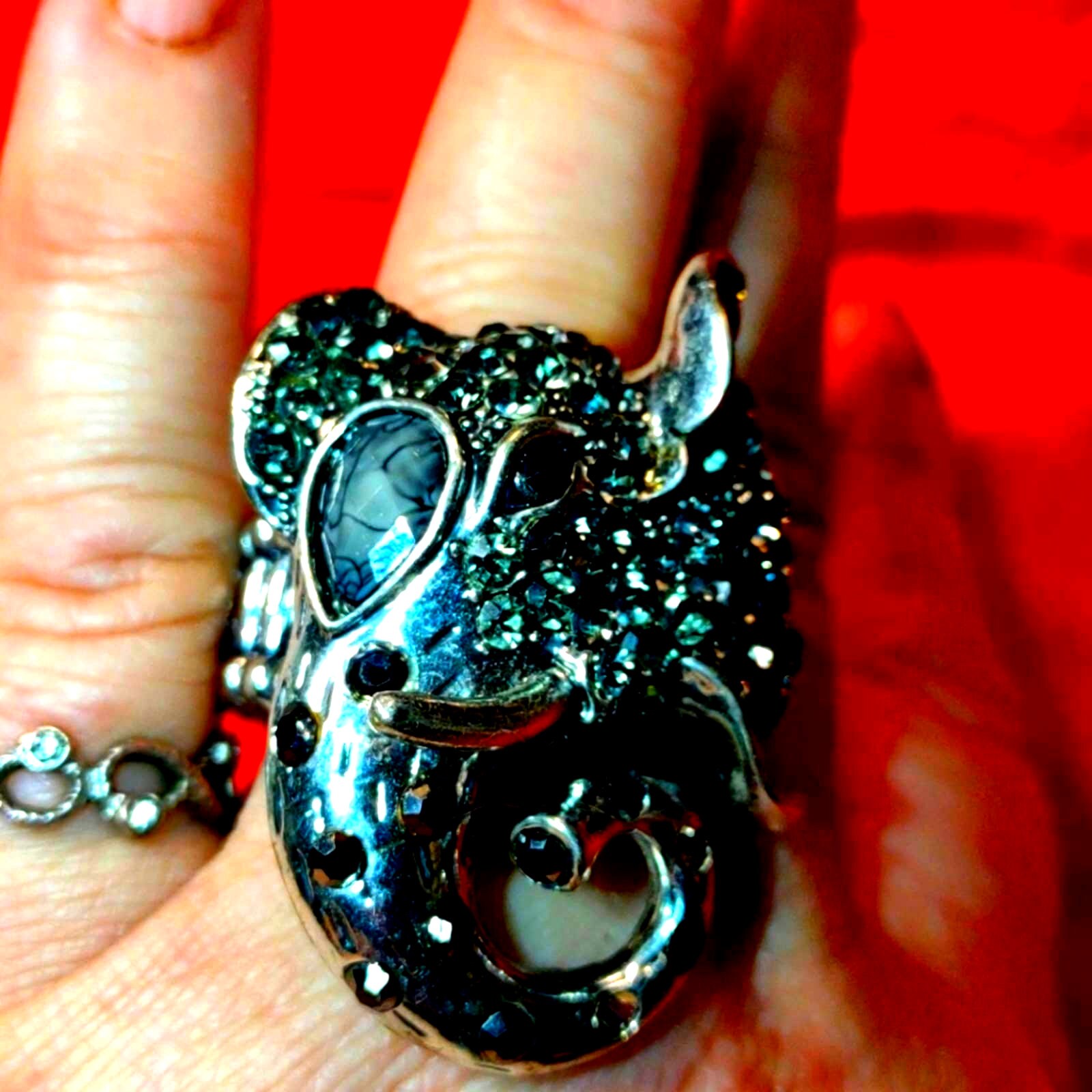 Gorgeous Trunks up Elephant Ring - Etsy