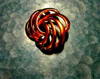 Vintage Napier Gold and Silver Tone Lasso Loops Brooch Pin - Etsy