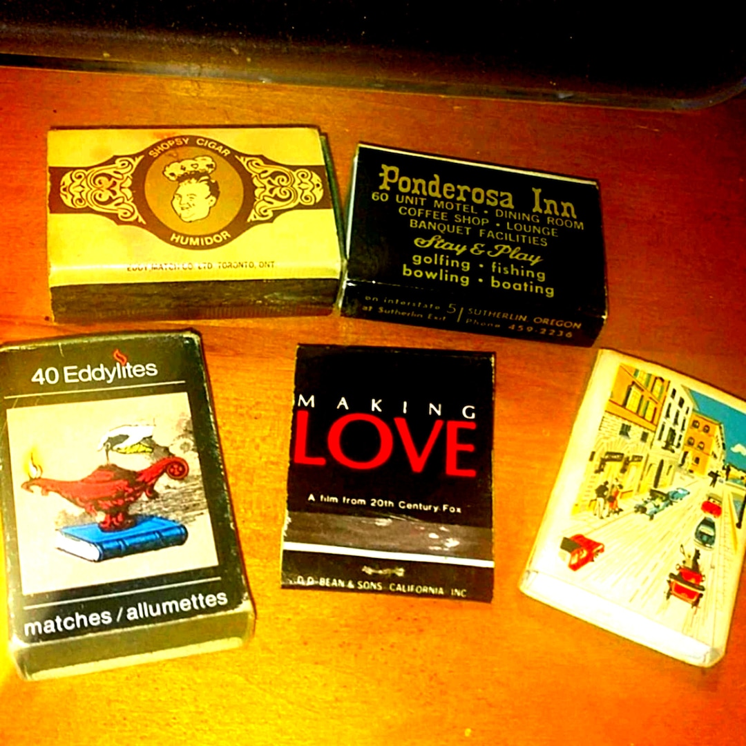 Five VERY Unique Matchbook Covers - Etsy