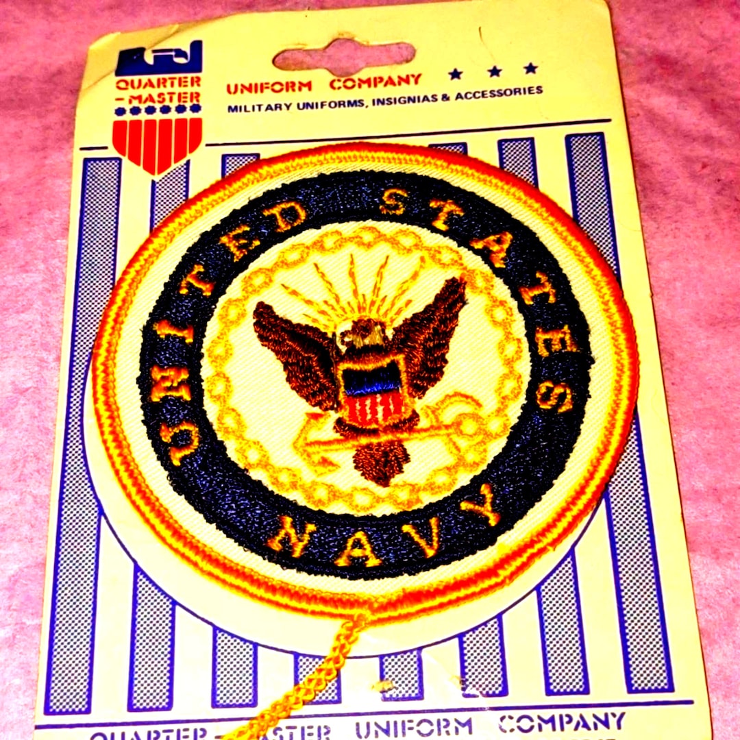 Vintage 4 in United States Navy Patch - Etsy