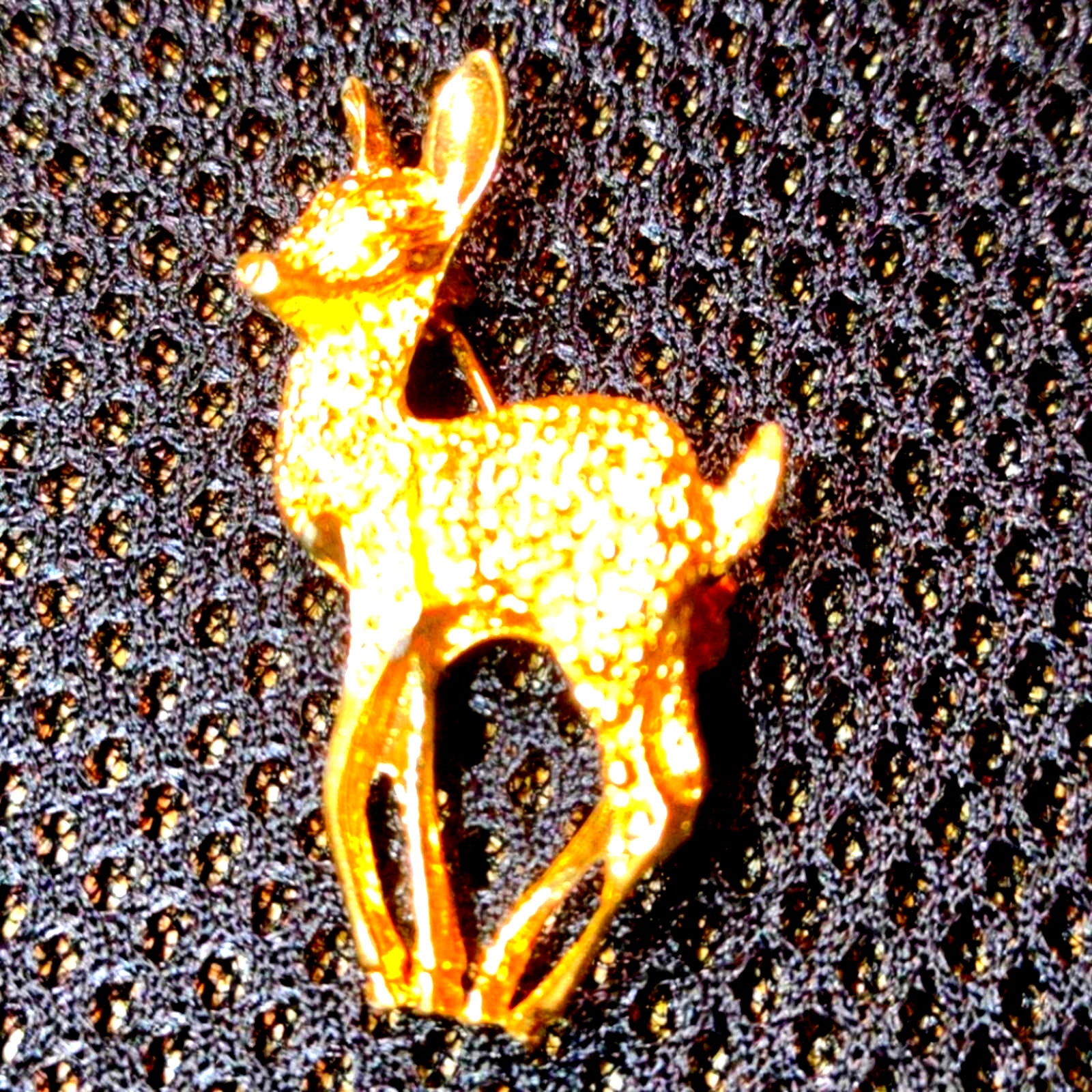 Beautiful Vintage Deer Golden Brooch - Etsy UK