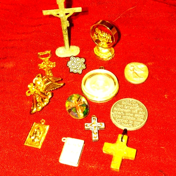 Beautiful Old Antique Cross and Religious Lot of Different - Etsy