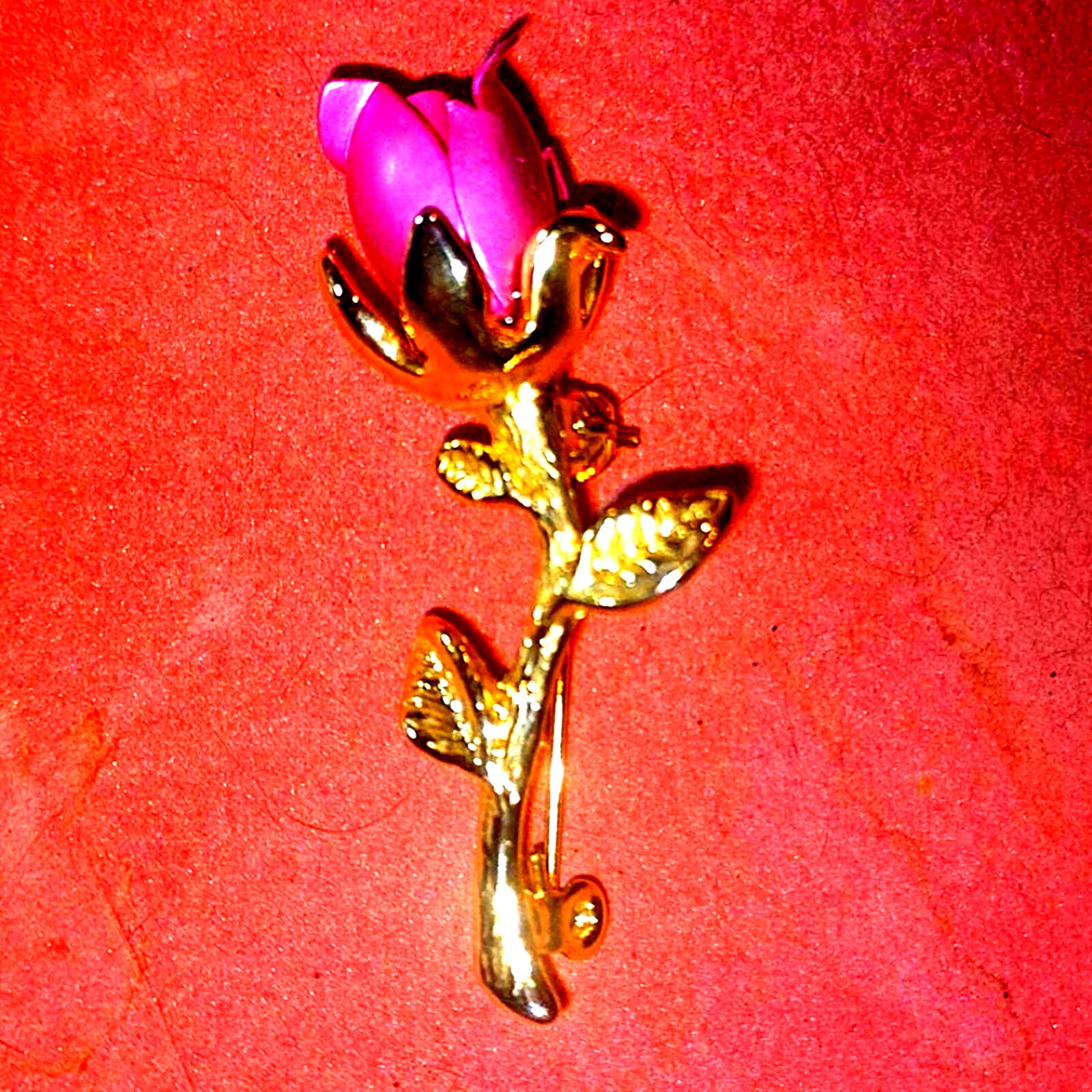 Beautiful Pink and GOLD Vintage Rose - Etsy UK