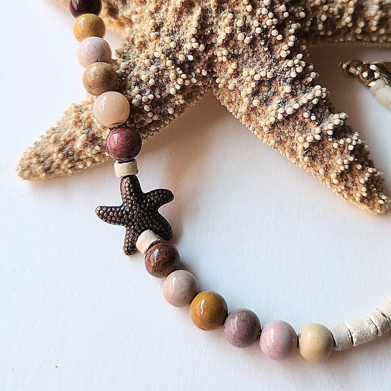 Starfish Anklet - Etsy