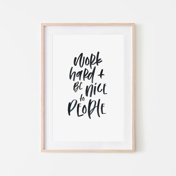 Hand Lettered Print - Etsy
