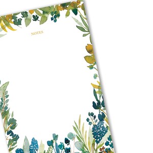 Pretty Notepads, Floral Stationery, Flower Notepads, Watercolor Notepad ...