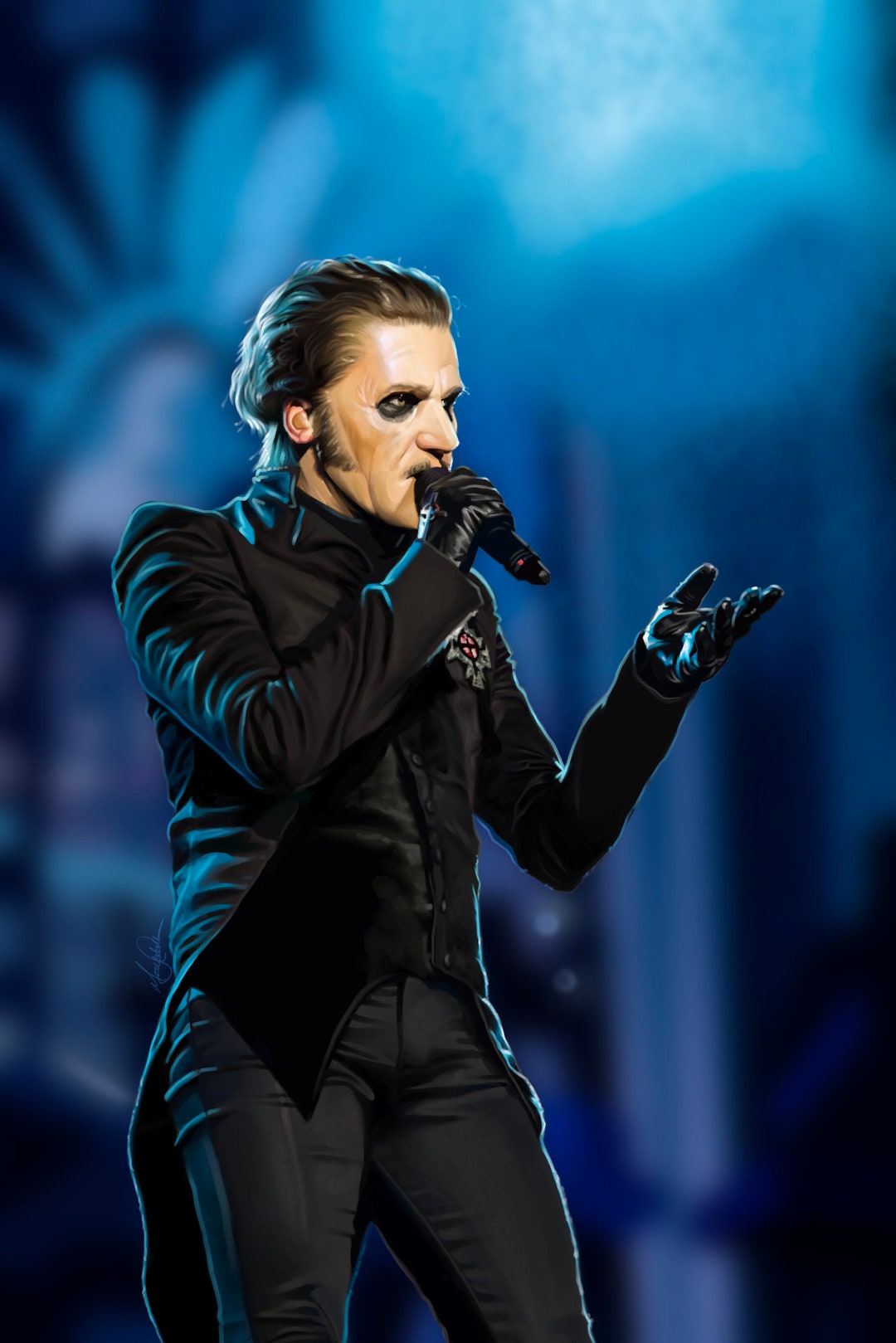 Helvetesfonster Cardinal Copia Art Poster - Etsy