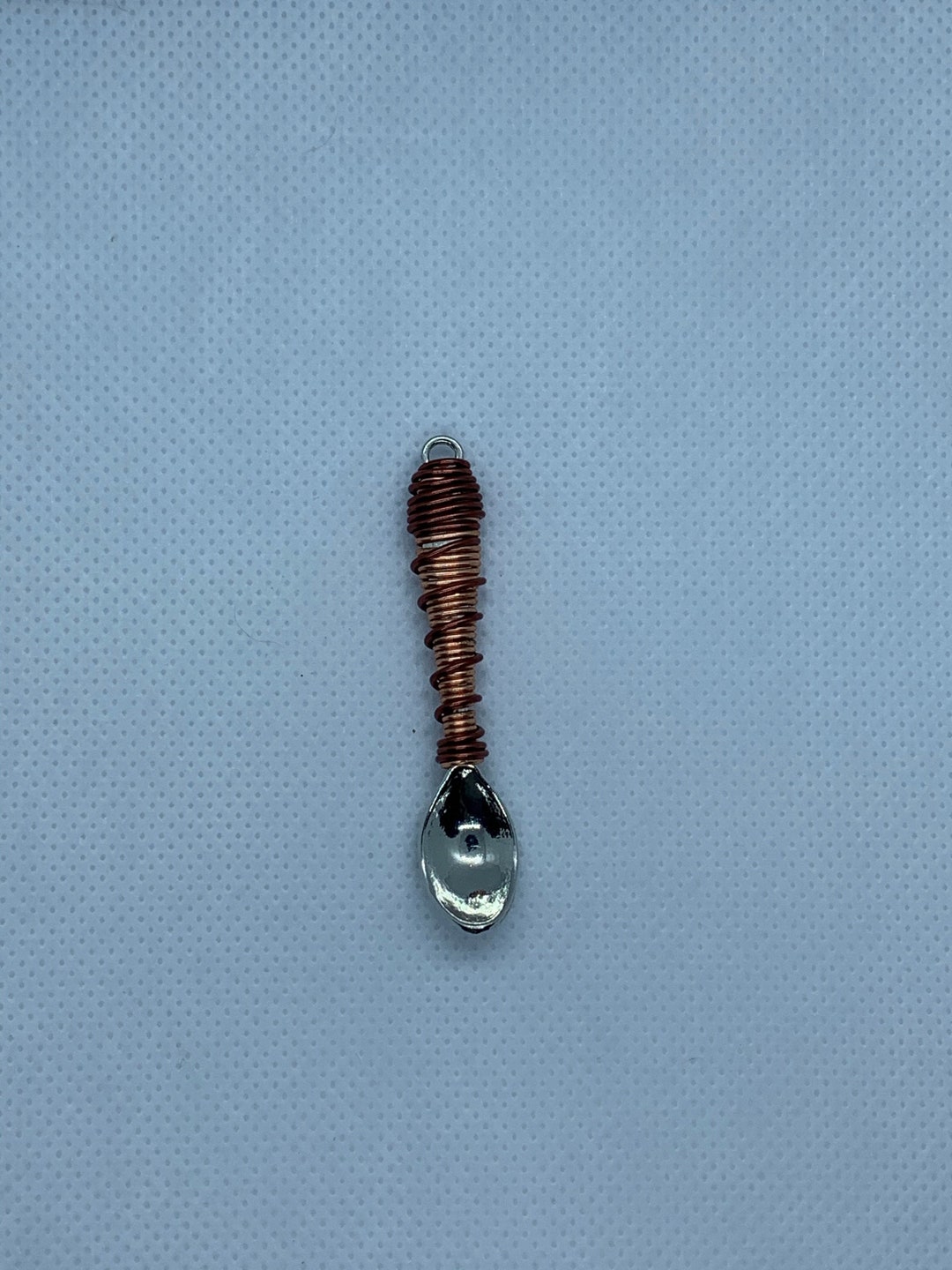 Wire Wrapped Mini Spoon Pendant - Etsy UK