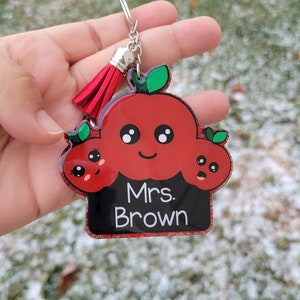 Custom Teacher Keychain | Teacher Gift | Custom Teacher Keychain ...